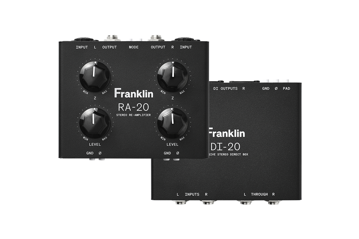Stereo Re-Amping Bundle (RA-20 + DI-20) – Franklin Audio
