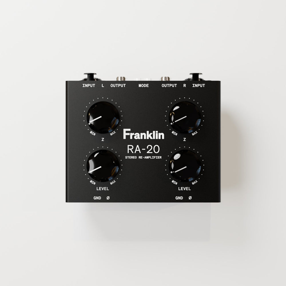 RA-20 Stereo Re-Amplifier – Franklin Audio
